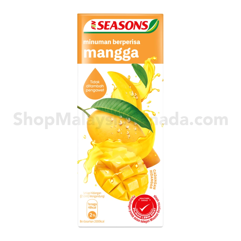 F&N Seasons Mango - 250ml x 6packs - Shop Malaysia